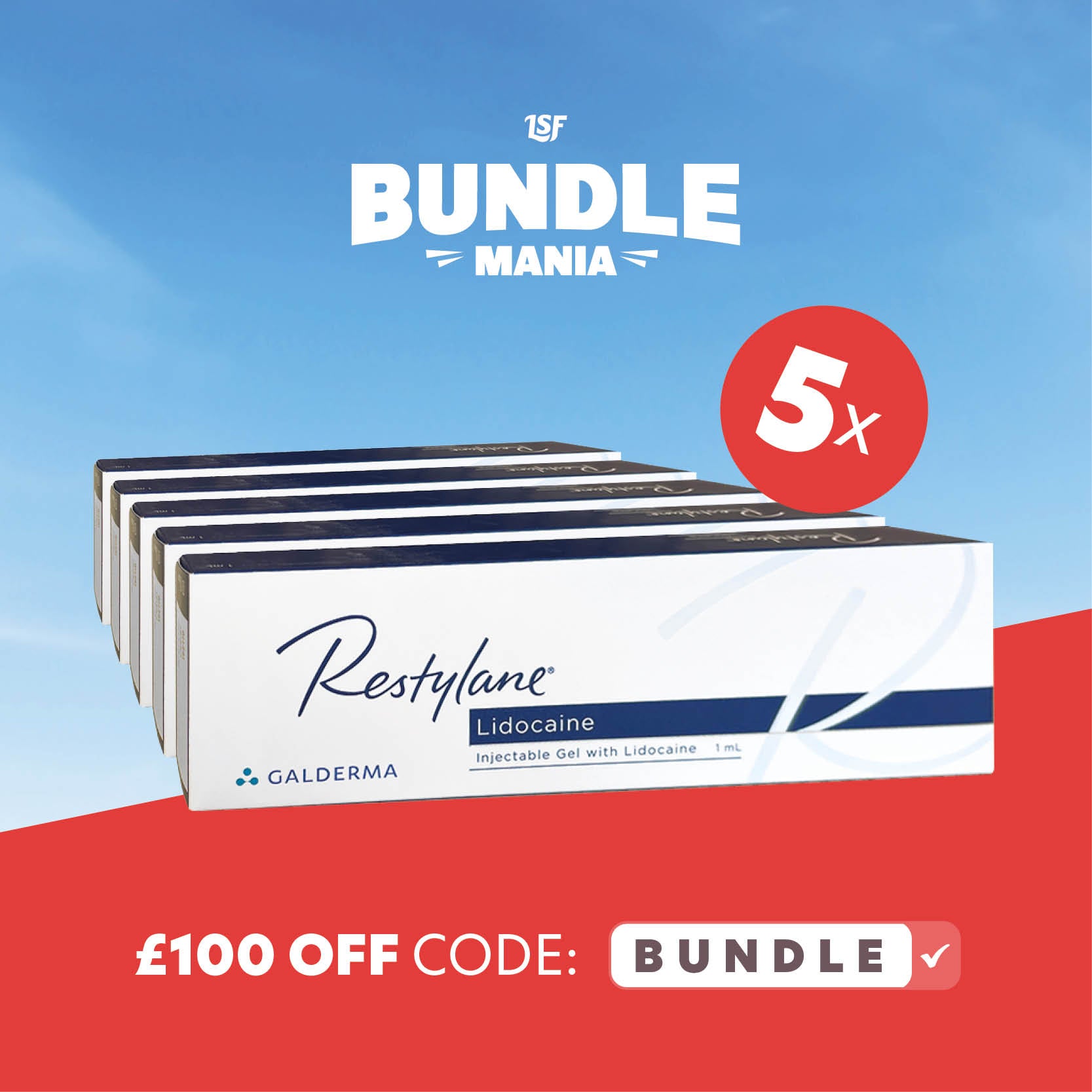 5 x Restylane® Lidocaine 'Classic' (1x1ml) Bundle - £100 OFF | LSF ...