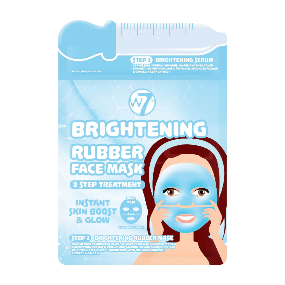 W7 Brightening Rubber Face Mask Skin Boost & Glow-30g | LSF Dermal Fillers