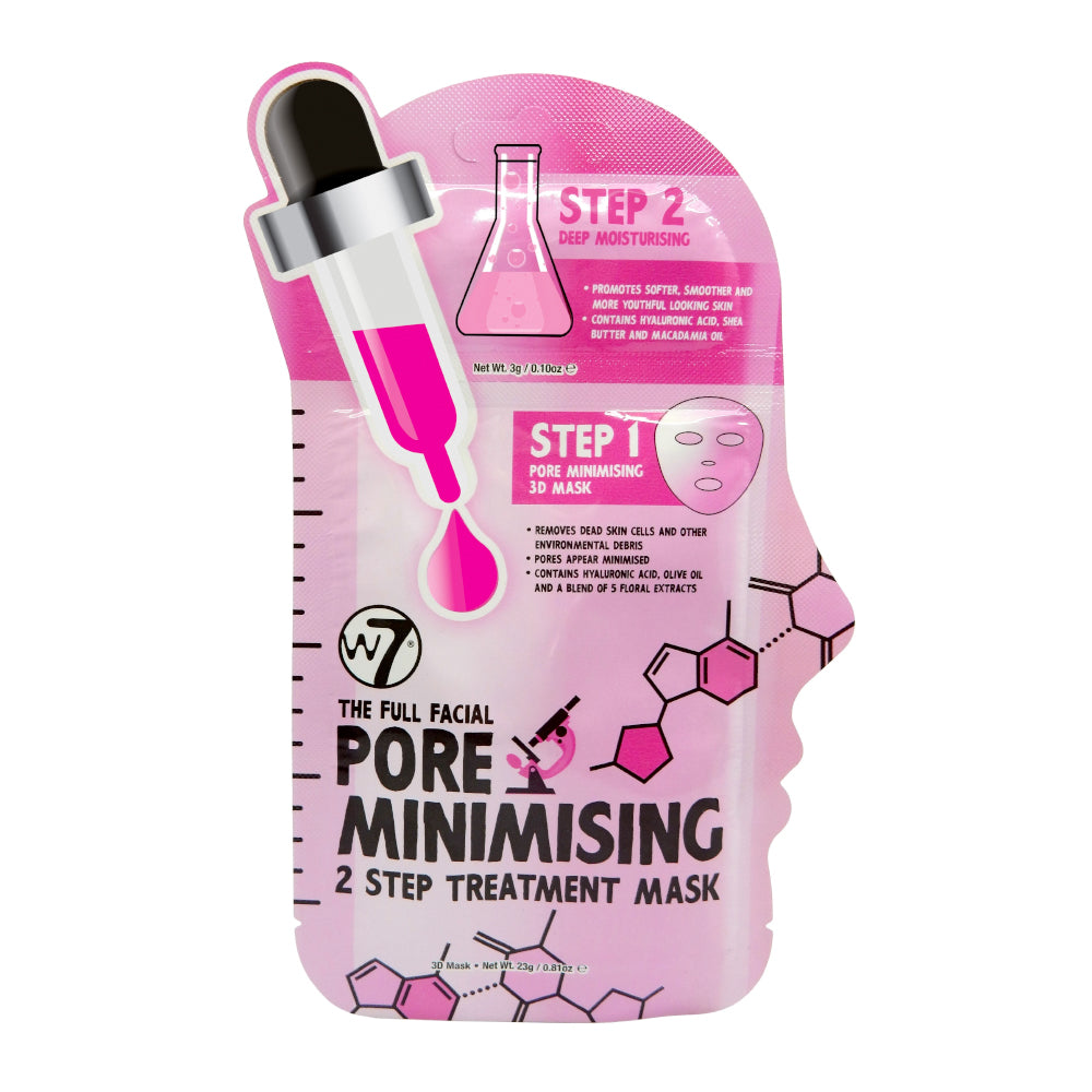 W7 The Full Facial Pore Minimising 2 Step Treatment Mask | LSF Dermal ...